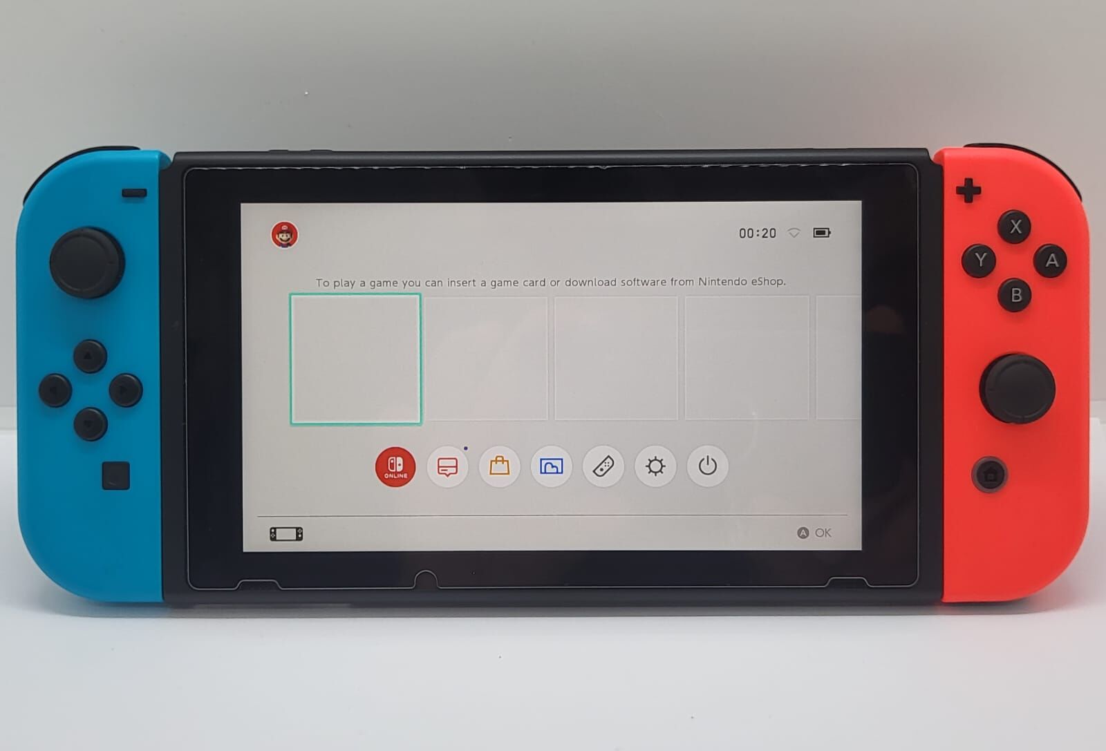 Nintendo Switch HAC-001 (-01) Neon Blue/ Neon Red Handheld Console